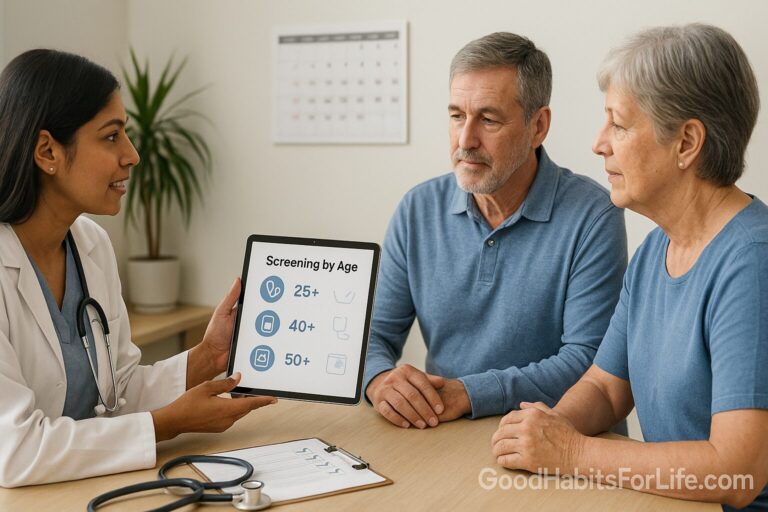 Cancer Screening by Age (2025): A Plain Guide – Good Habits for Life